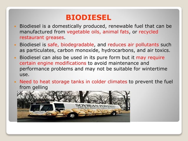 Alternate fuels ppt | PPTX | Chemistry | Science
