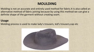 Alternate method of joining in Apparel sector | PPTX