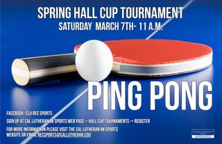Ping Pong Poster | PDF