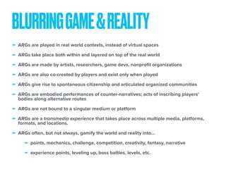 Alternate Reality Games | PPT