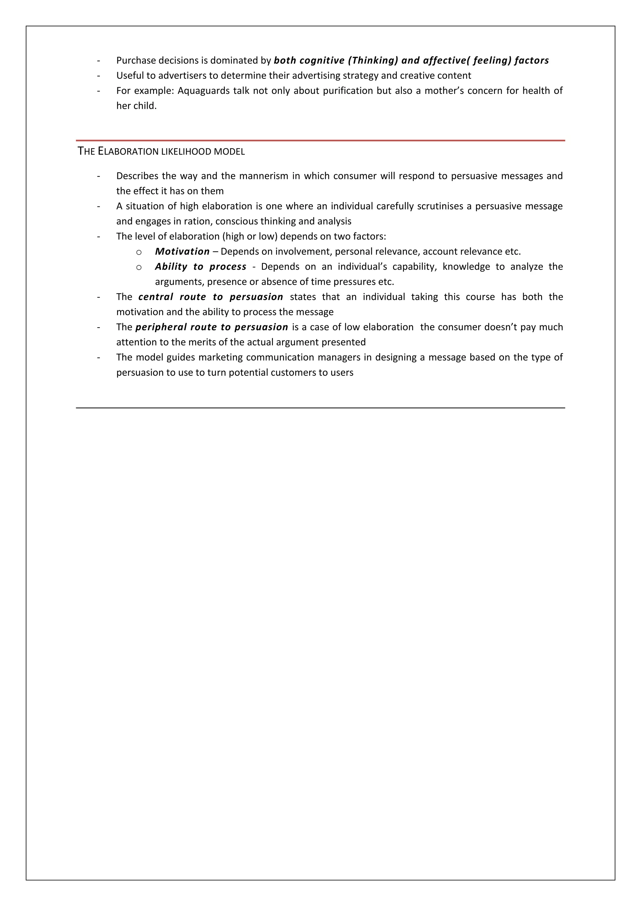 Advertising Models | DOCX