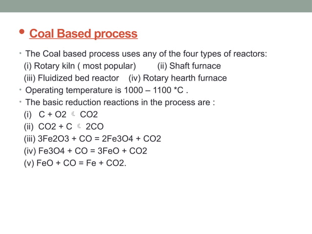 ALTERNATE ROUTES OF IRON MAKING----.pptx | Commodities | Economy