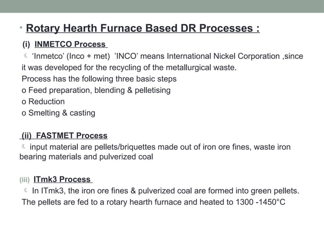 ALTERNATE ROUTES OF IRON MAKING----.pptx | Commodities | Economy