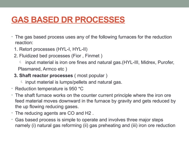 ALTERNATE ROUTES OF IRON MAKING----.pptx | Commodities | Economy