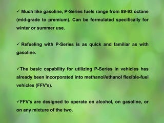 Alternate synthetic fuels | PPT