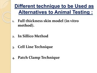 Alternate to Animal Model in Expiremental Pharmacology or Screening ...