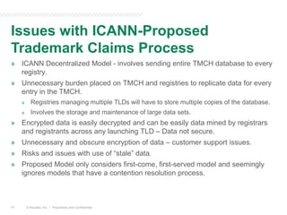 Alternate trademark clearinghouse proposal 10 8 | PPT