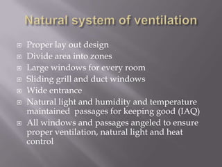 Alternate ventilation in hospitals | PPTX