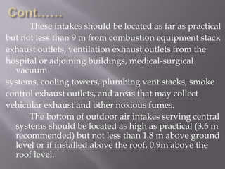 Alternate ventilation in hospitals | PPTX