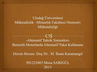 Alternatif yak& 305;tlar ödev 1 | PPT