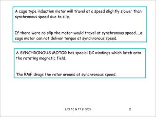 Alternating Current Machines 10&11 | PPT | Free Download
