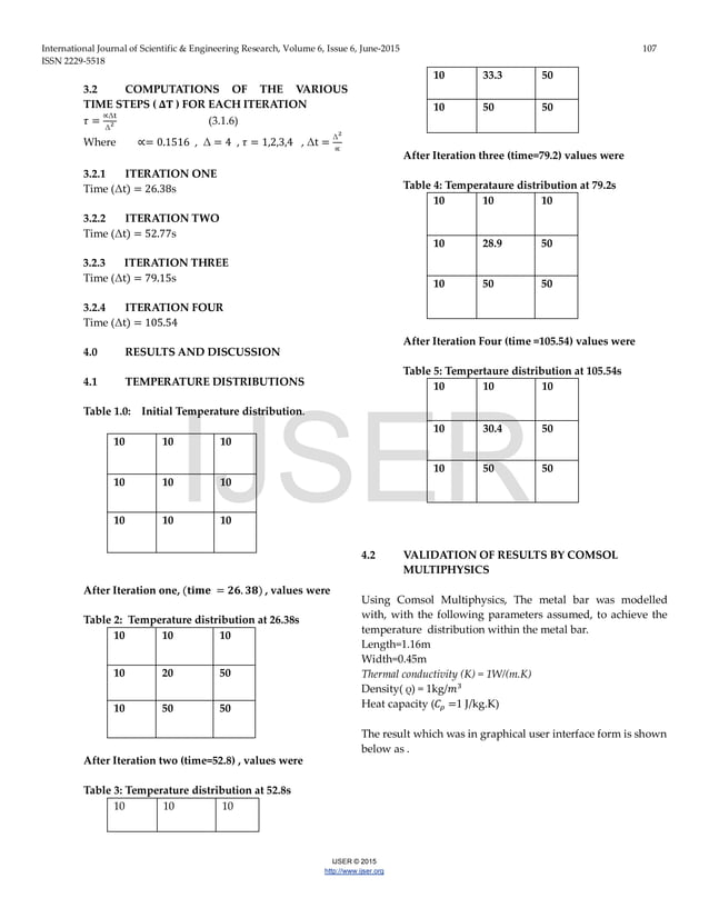 Alternating Direction Implicit Finite Difference Method For Transient 2 D Heat Transfer Pdf