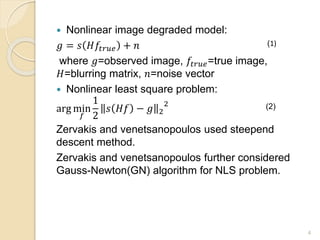 Alternating direction-method-for-image-restoration | PPT