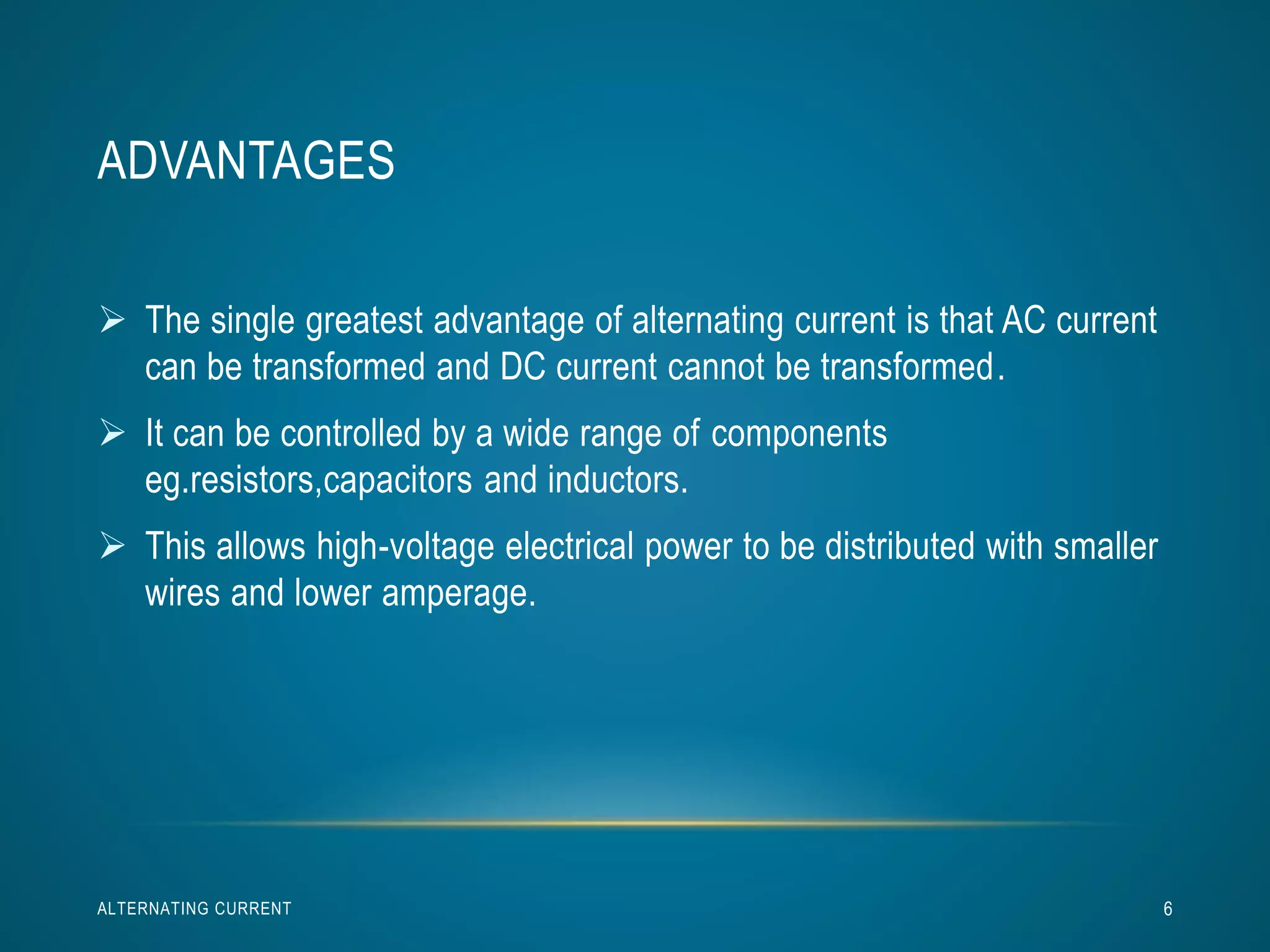 Alternating current | PPTX