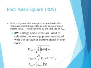 Alternating current and voltages | PPTX