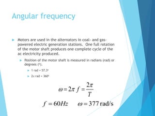 Alternating current and voltages | PPTX