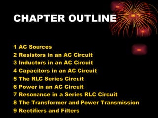 Alternating current circuits | PPT