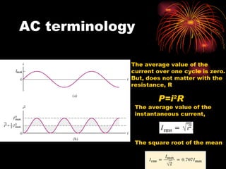 Alternating current circuits | PPT