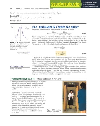 Alternating Current Circuits And Electromagnetic Waves | PDF