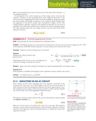 Alternating Current Circuits And Electromagnetic Waves | PDF