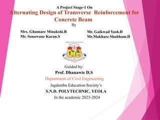Alternating Design of Transverse Reinforcement with New Design for ...