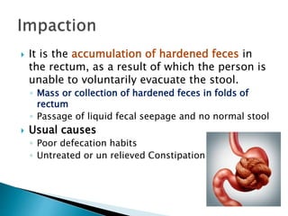 Alternations in bowel elimination | PPTX
