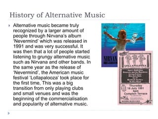 Alternative Music | PPTX