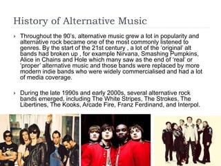 Alternative Music | PPTX