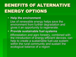 Alternative Energy Sources | PPT