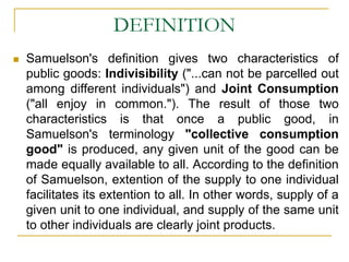 Alternative Delivery Methods Of Public Goods | PPT