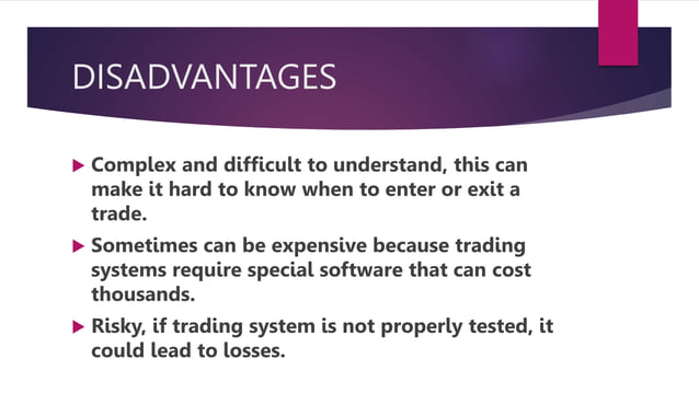 Alternative-Trading-System and what its purpose | PPT