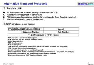 Alternative Transport Protocols | PPT