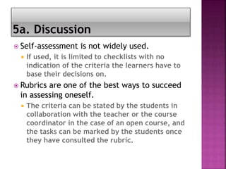 Alternative Assessment Methods Presentation | PPTX