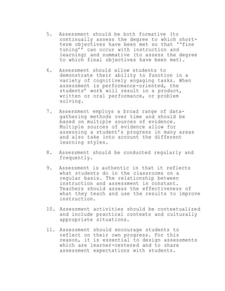 Alternative means of assessments and evaluations in inclusive classrooms | DOCX