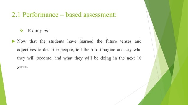 Alternative assessments | PPT