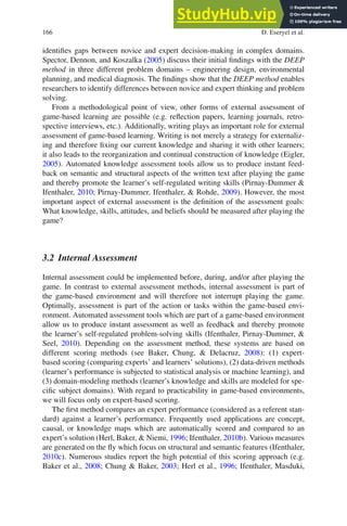 Alternative Assessment Strategies For Complex Problem Solving In Game-Based Learning ...