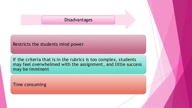 Alternative assessment technique rubrics