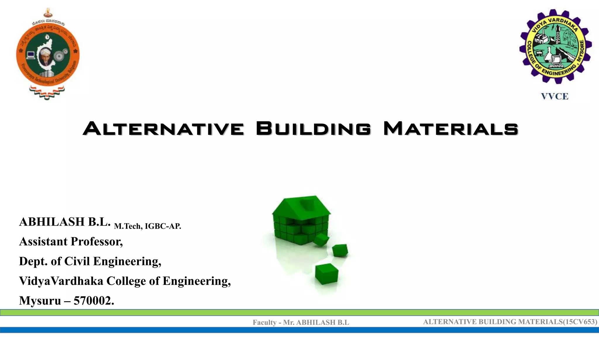 Alternativebuildingmaterials m 4-ppt | PPT
