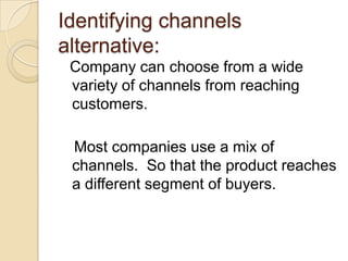Alternative channels | PPTX