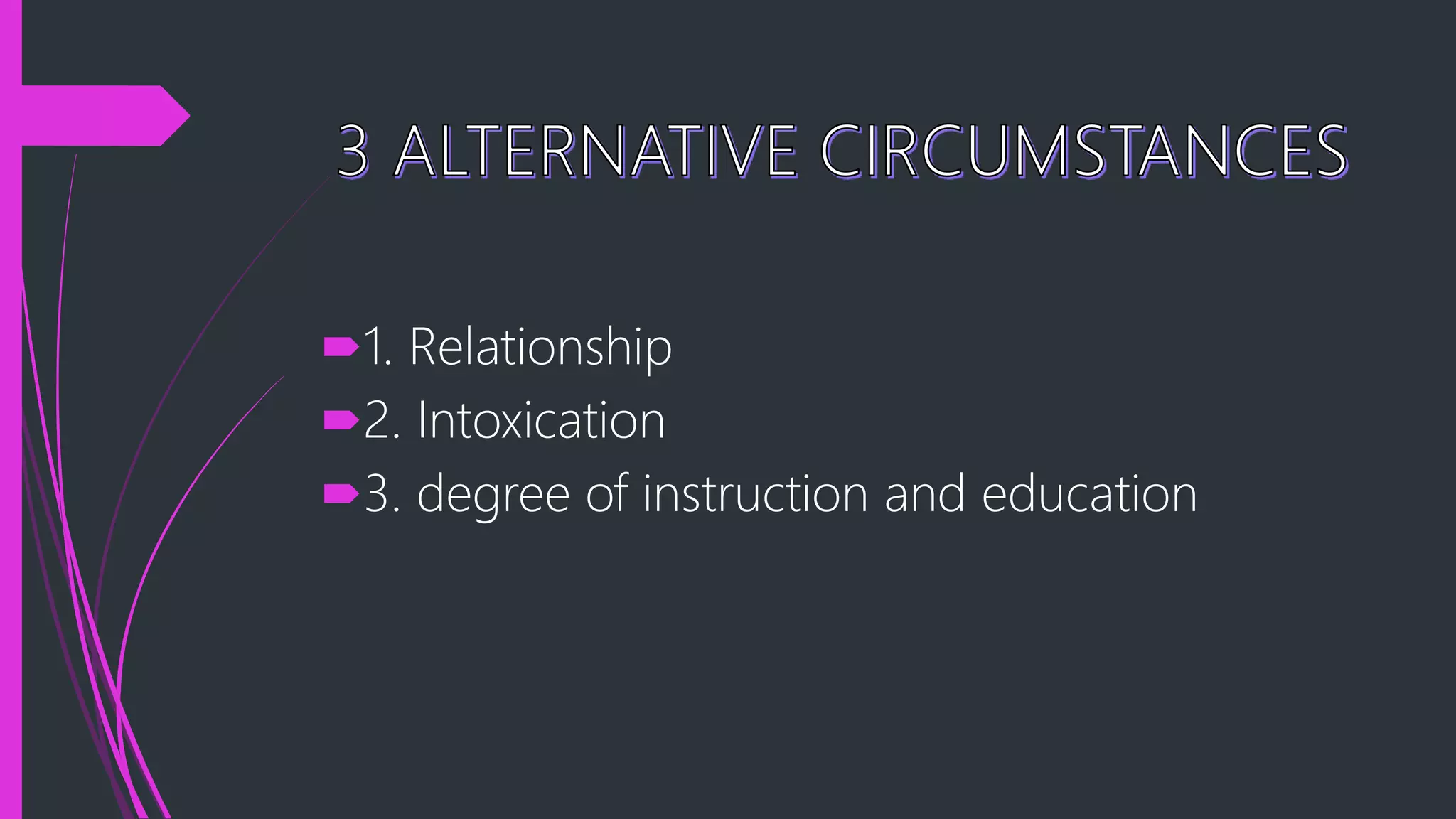 Alternative circumstance | PPTX