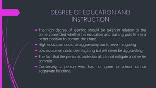 Alternative circumstance | PPTX | Crime & Harmful Acts to Individuals ...