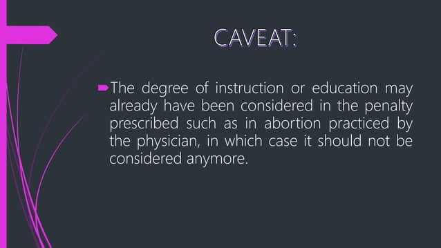 Alternative circumstance | PPTX | Crime & Harmful Acts to Individuals ...