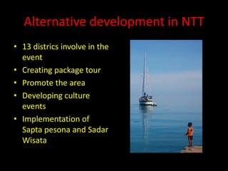 Alternative development of tourism destination | PPTX