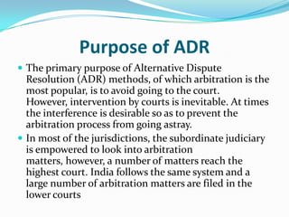 Alternative dispute resolution | PPTX