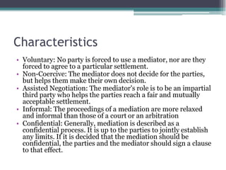 ALTERNATIVE DISPUTE RESOLUTION METHODS BY ARSHAD NAWAZ KHAN | PPT