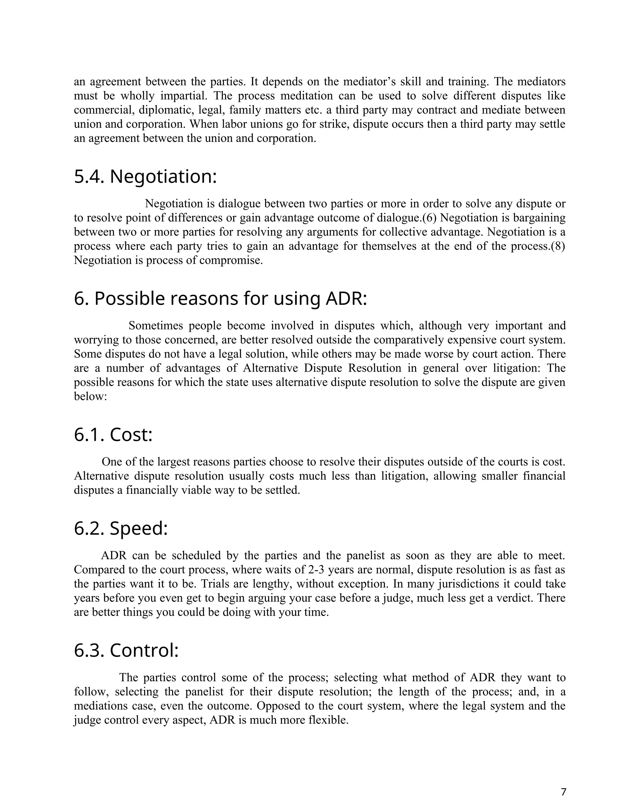 ALTERNATIVE DISPUTE RESOLUTION ADR .docx