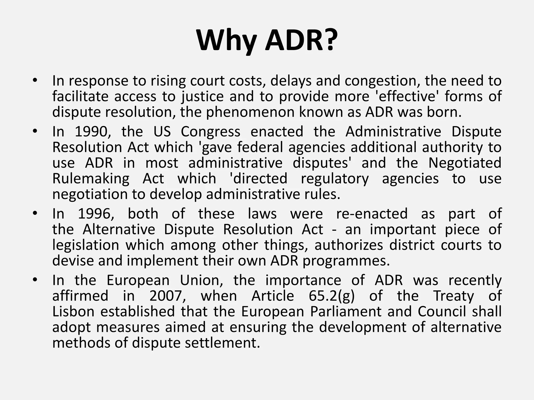 Alternative Dispute Resolution (ADR) | PPTX