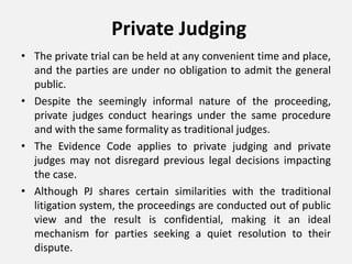 Alternative Dispute Resolution (ADR) | PPTX