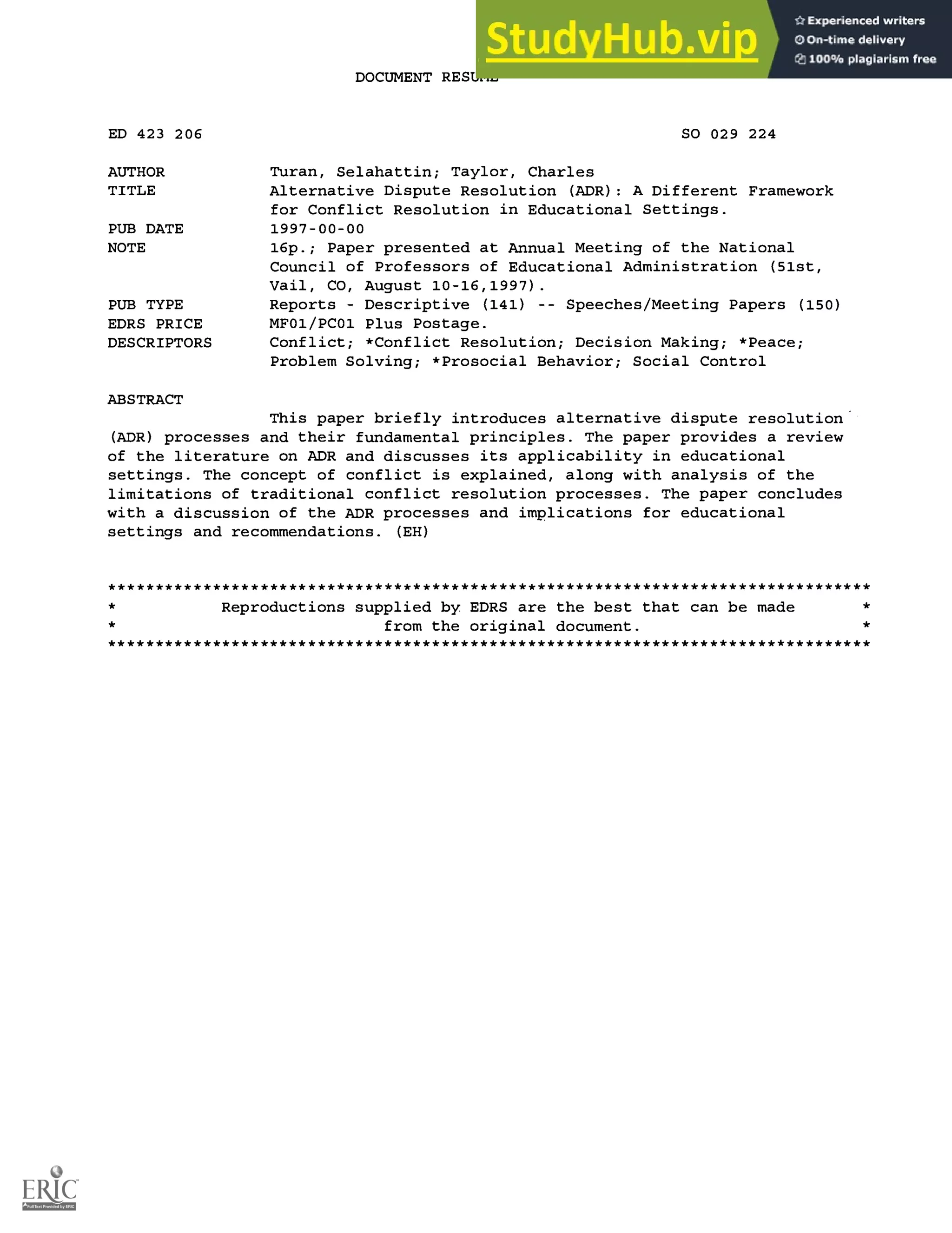 Alternative Dispute Resolution (ADR) A Different Framework For Conflict ...