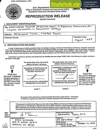 Alternative Dispute Resolution (ADR) A Different Framework For Conflict ...